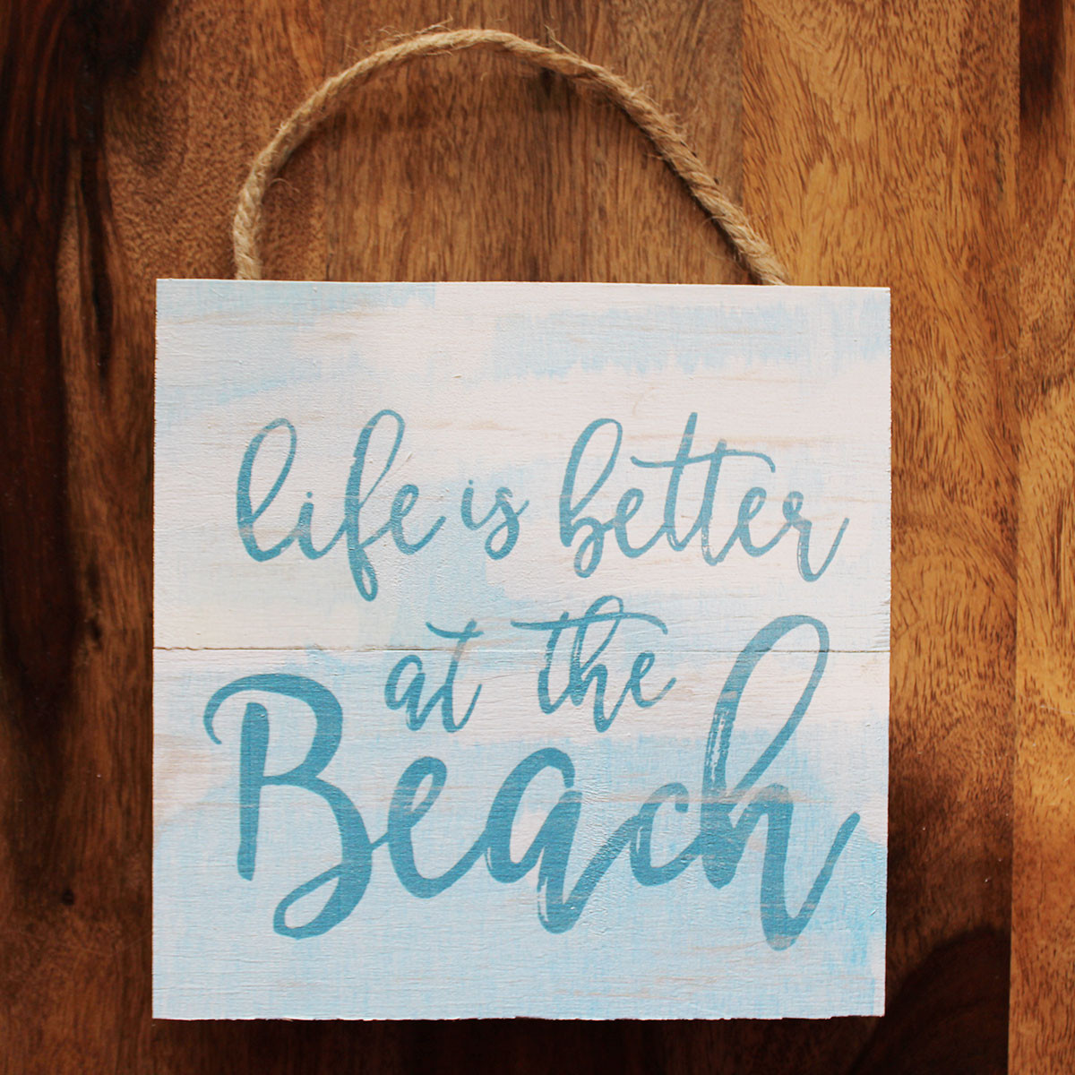 Life is Better at the Beach Rope Sign - Made in the USA for California ...