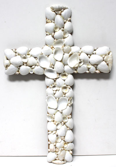 Hand-Crafted Driftwood & Sea Shell Crosses • California Seashell Co
