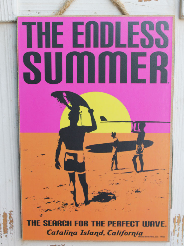 Endless Summer Movie Poster Art - Made in the USA Wood Sign ...