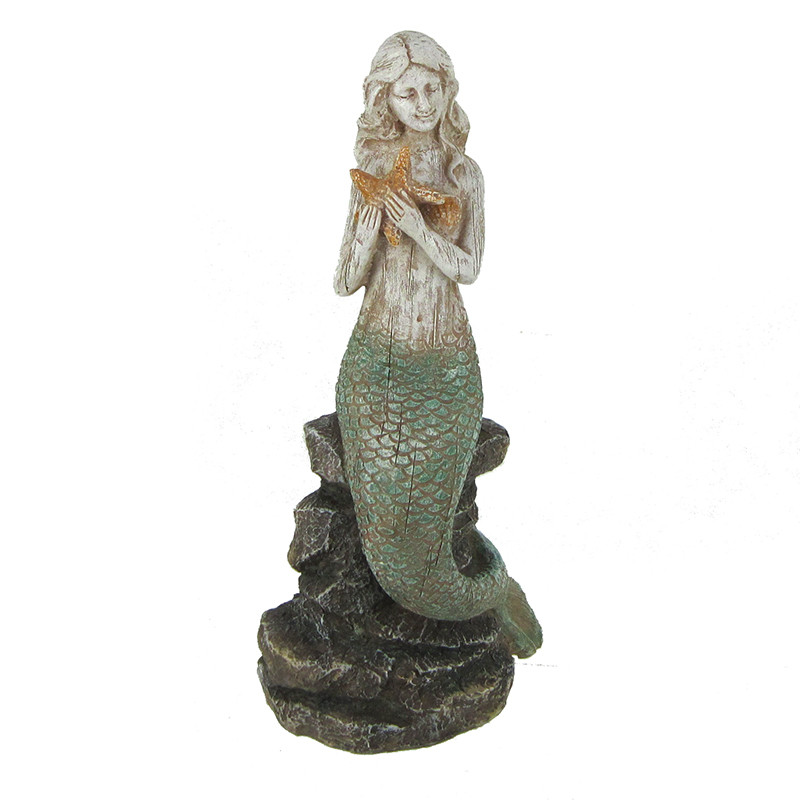 Nautical Mermaid Figures, Statues & Wall Plaques - California Seashell Co