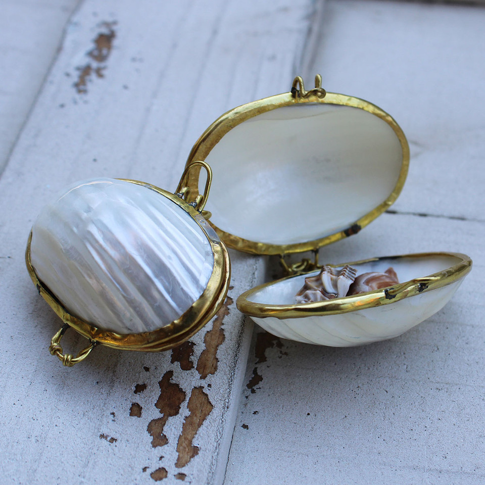 Seashell Decor - Shell Coin Purses - California Seashell Company Retail