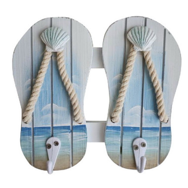 Scenic Flip Flop Sandal Hook - Coastal Towel or Coat Hooks - California ...