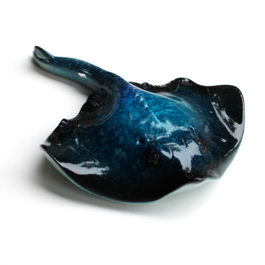 Mini Sting Ray Resin Figurine - Nautical Sea Decor - California Seashell Co
