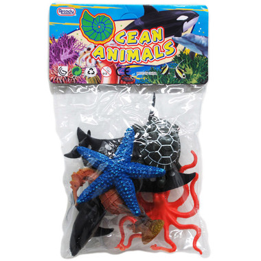 Assorted Sea Life & Ocean Animals Toys - Kids Beach Party Favor ...