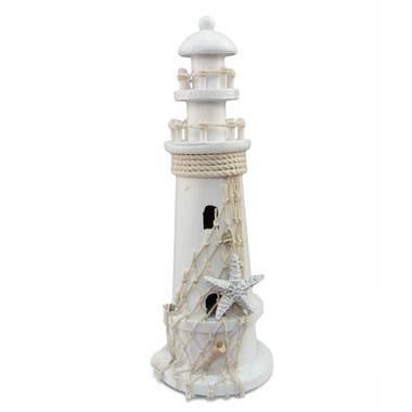 Nautical White Lighthouse - Coastal Light House Decor - California ...