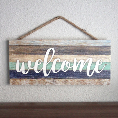 Welcome Stripes - Made in the USA by P Graham Dunn - California Seashell Co