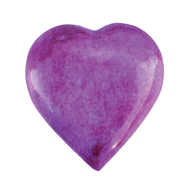 Pink Hand-carved Stone Heart - Onyx Hearts - California Seashell Co