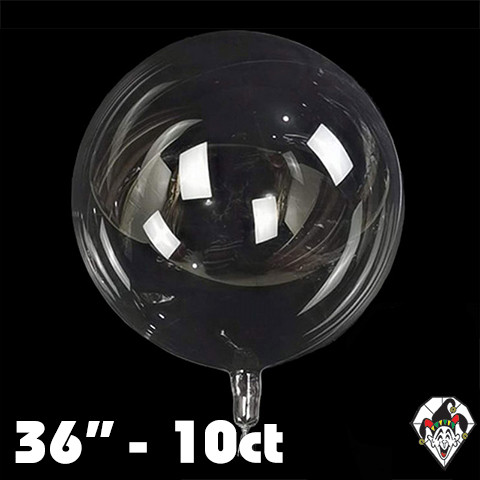 36 Inch Bobo Clear Balloon 10ct
