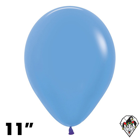 11 Inch Round Neon Blue Sempertex 100ct