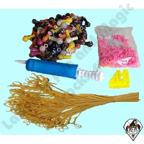 Yo Yo Balloons With Pump and Clips 100ct