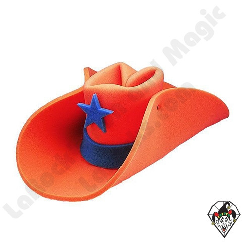 Jumbo 30 Gallon Cowboy Hat Orange