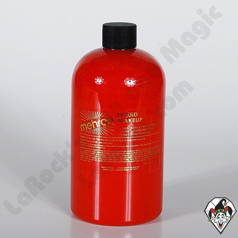 Liquid Makeup Red 16 oz Mehron