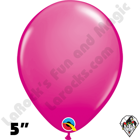 Qualatex 5 Inch Round Fashion Wild Berry Balloons 100ct