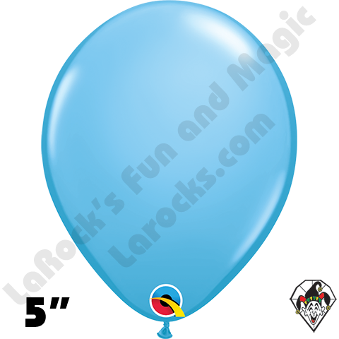 Qualatex 5 Inch Round Standard Pale Blue Balloons 100ct