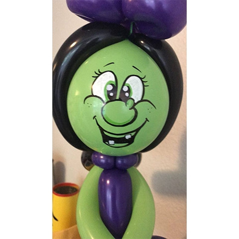 6 Inch Quick Link Witch Face Qualatex 50ct By Juan Gonzales