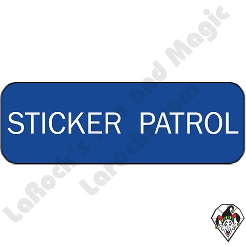 Stickers & Stuff Pins & Buttons Sticker Patrol Pin