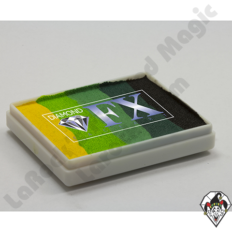 Diamond FX Split Cake Green Carpet 50 Gram Face & Body Art Paint