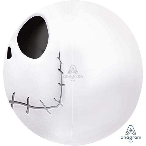 16 Inch Orbz Jack Skellington Foil Balloon Anagram 1ct