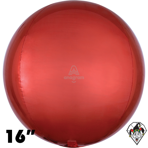 16 Inch Orbz Orange Foil Balloon Anagram 1ct