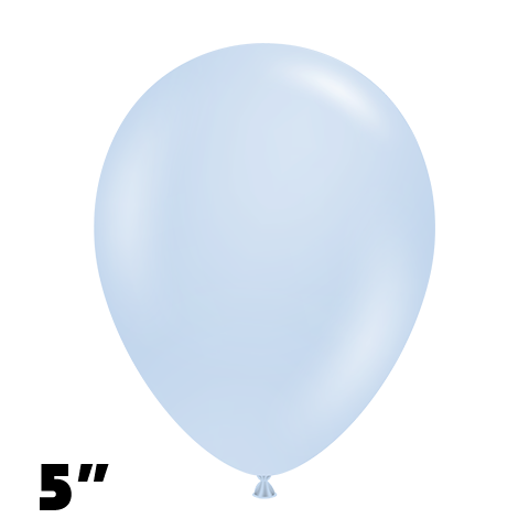 Tuftex 5 Inch Round Deluxe Monet BlueBalloons 50ct