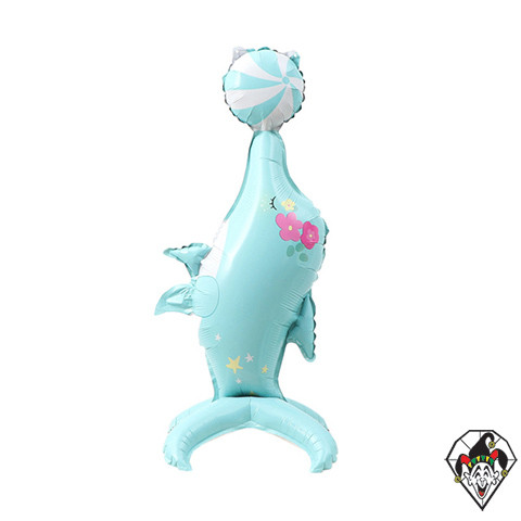 16 Inch Standup Dolphin Foil Balloon 1ct