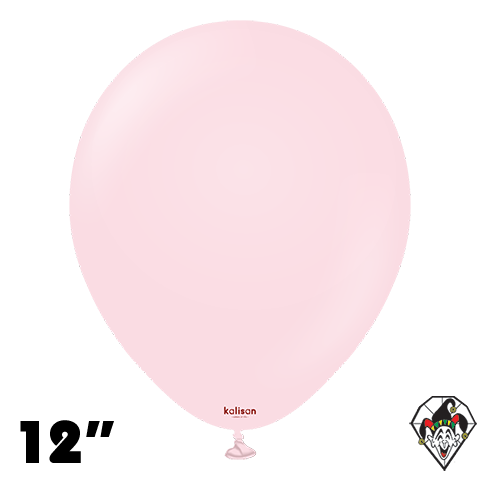12 Inch Round Standard Light Pink Balloons Kalisan 100ct