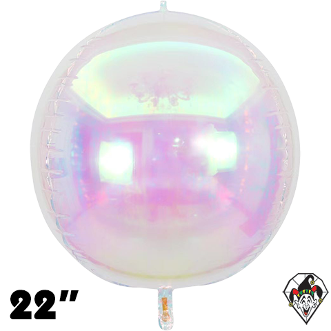 22 Inch Sphere Iridescent Foil Balloon 1ct