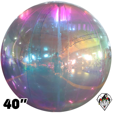 Big Shiny Mirror Ball 40 Inch Holographic 1ct