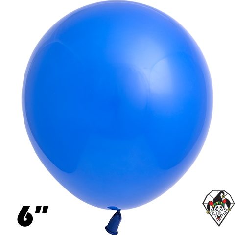6 Inch Round Standard Dark Royal Blue Balloon Elitex 50ct