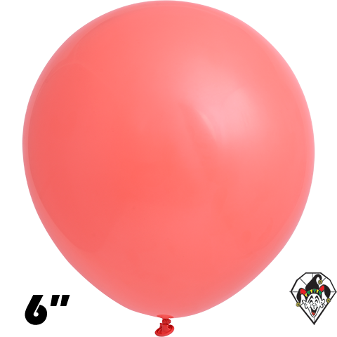 6 Inch Round Pastel Coral Balloon Elitex 50ct