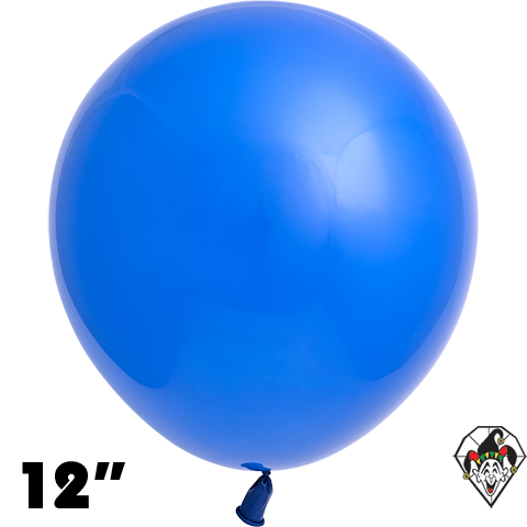 12 Inch Round Standard Dark Royal Blue Balloon Elitex 50ct