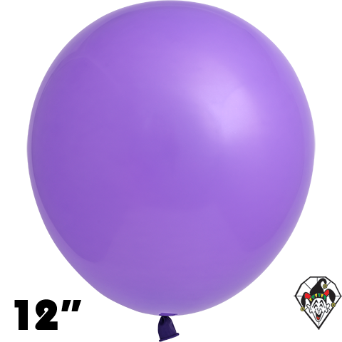 12 Inch Round Standard Purple Balloon Elitex 50ct