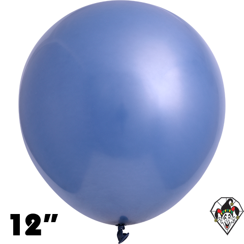 12 Inch Round Standard Navy Blue Balloon Elitex 50ct
