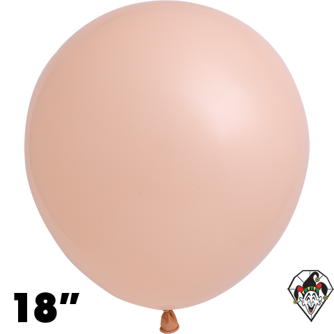 18 Inch Round Pastel Beige Balloon Elitex 10ct