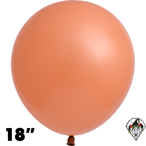 18 Inch Round Standard Teak Brown Balloon Elitex 10ct