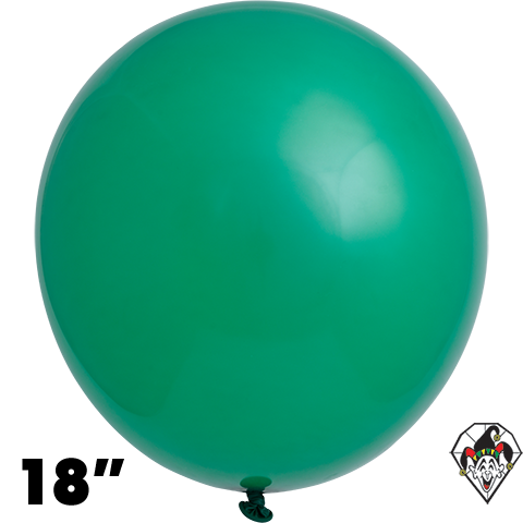 18 Inch Round Standard Green Balloon Elitex 10ct