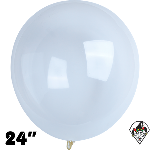 24 Inch Round Standard Clear Balloon Elitex 5ct