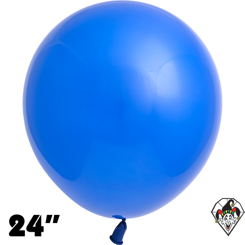 24 Inch Round Standard Dark Royal Blue Balloon Elitex 5ct