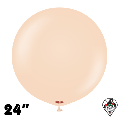24 Inch Round Standard Blush Balloons Kalisan 2ct