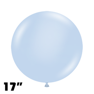TUFTEX 17 Inch Round Deluxe Monet Blue Balloons 50ct