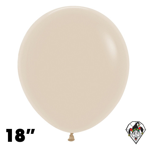 18 Inch Round Deluxe White Sand Sempertex 25ct