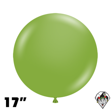 TUFTEX 17 Inch Round Deluxe Fiona Green Balloons 50ct