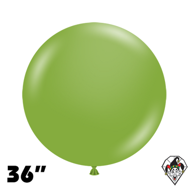 TUFTEX 36 Inch Round Deluxe Fiona Green Balloons 2ct