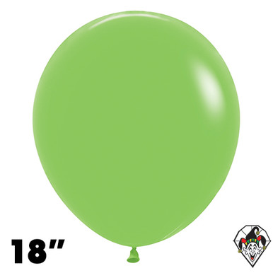 18 Inch Round Deluxe Key Lime Sempertex 25ct