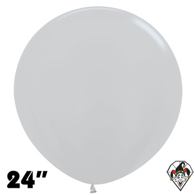 Sempertex 24 Inch Round Metallic Silver 10ct