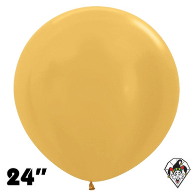 Sempertex 24 Inch Round Metallic Gold 10ct