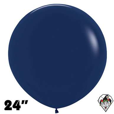Sempertex 24 Inch Round Fashion Navy Blue 10ct