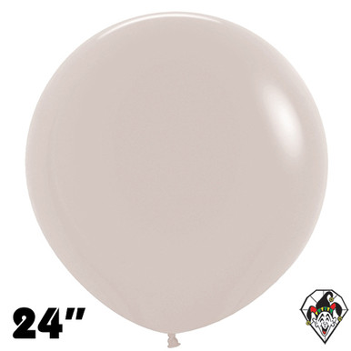 24 Inch Round Deluxe White Sand Sempertex 10ct