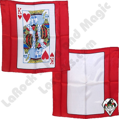 Magic PACKET TRICKS Card Silks 18 inch Red