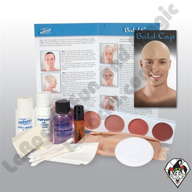 Character Bald Cap Premium Makeup Kit Mehron